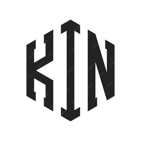 Premium Vector Kin Logo Design Initial Letter Kin Monogram Logo Using
