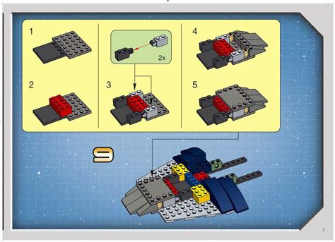 Lego 7153 Jango Fett S Slave I Instructions