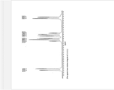 In Class 1h Nmr Problems 1 Suggest A Structure For