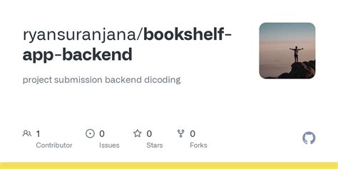 Github Ryansuranjana Bookshelf App Backend Project Submission Backend Dicoding