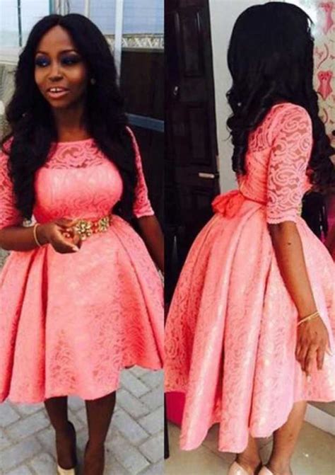 Tea Length Trendy Plus Size Prom Dresses