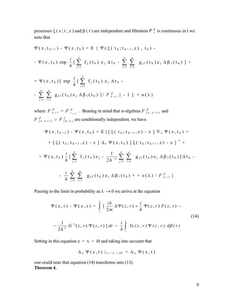 Stochastic Schrödinger Equations Pdf