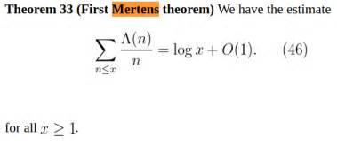Nt Number Theory Typo In Selbergs An Elementary Proof Of The Prime Number Theorem