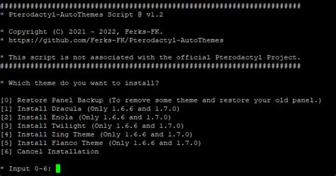 Github Srstuxbr Pterodactyl Autothemes Script De Instala O De Temas Para Pterodactyl E
