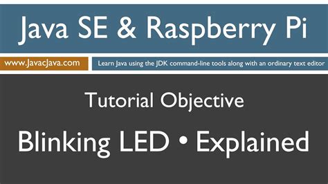 Java And Raspberry Pi Programming Blinking Led Explained Youtube