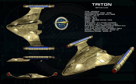 Neptune Class Triton By Unusualsuspex On Deviantart Star Trek Ships