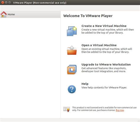 1 Launch The VMWare Player When The VMWare Player Opens It Will Take Us To Its Home Screen