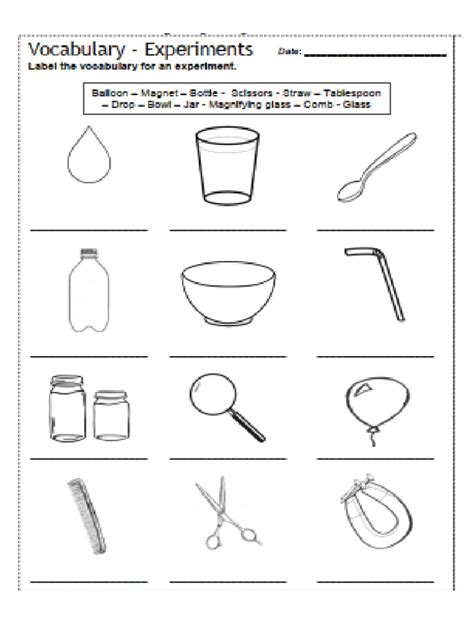Vocabulary Experiments Pdf
