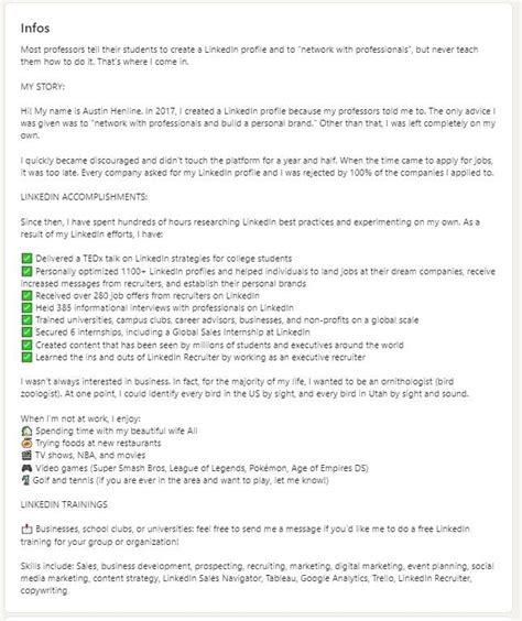 Linkedin Summary Tips And Examples For A Great Profile 2025