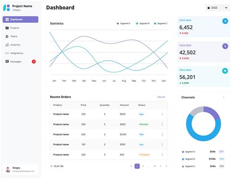 Data Analytics Website Template For Digital Platforms Visily