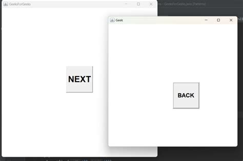 Redirecting From One Frame To Another Frame In Java Awt Geeksforgeeks