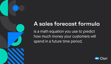 How To Calculate Sales Forecasts With Formulas With Examples Clari