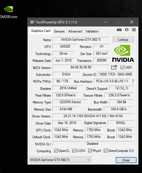 GPU Z Test Build BIOS Saving On Turing TechPowerUp Forums
