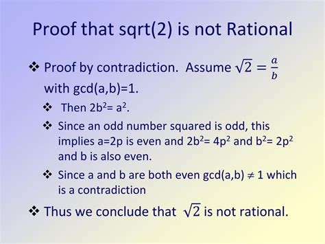 Examples Of Proof By Contradiction