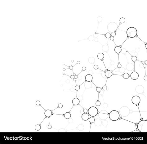 Abstract Molecular Structure Background Royalty Free Vector