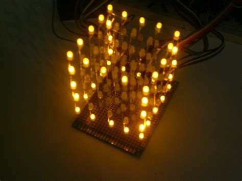 Led Cube Arduino 5x5x5 4 Steps Instructables