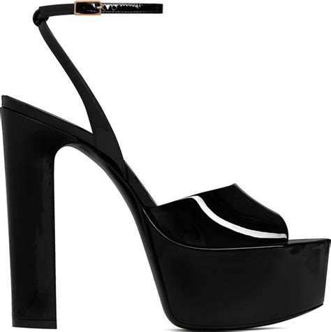 Saint Laurent Sexy Platform Peep Toe Sandals ShopStyle