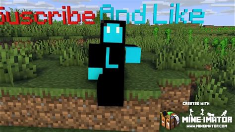 Mine Animator My First Animation Youtube
