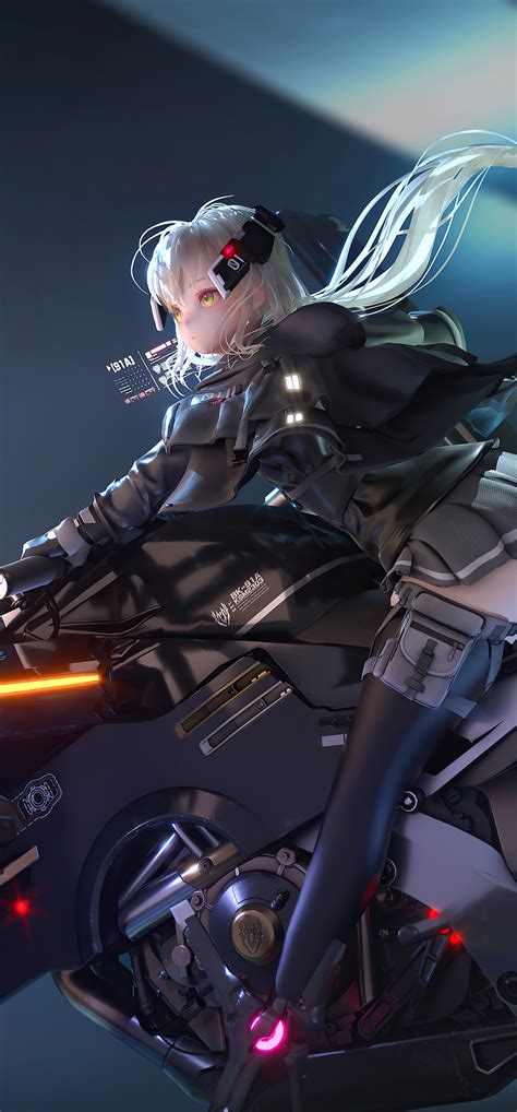 1242x2668 Heavily Armed Anime School Girl 5k Iphone Xs Max Hd 4k