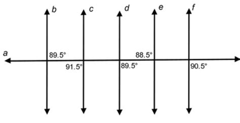 Which Lines Are Parallel Check All That Apply A B F B B D C C E D C D E D F G E F