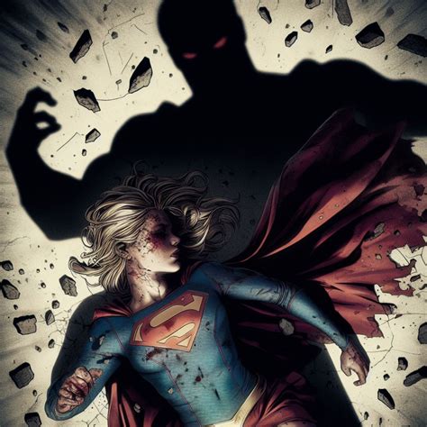I Finally Defeated You Supergirl Ai Art By Evandromarquesamv On