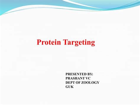 Protein Targeting Pptx