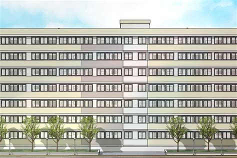 스케치업 웹툰배경 간이 복도식 아파트 픽셀플러스