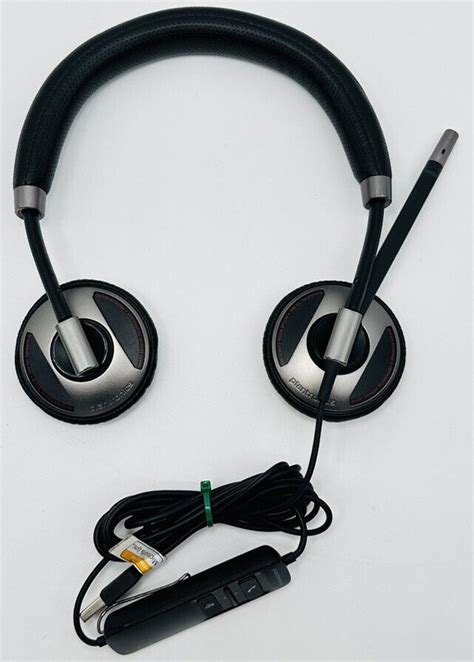 Used Plantronics Usb Blackwire Noise Canceling Wired Headset Headphones Active C Ubb Threads