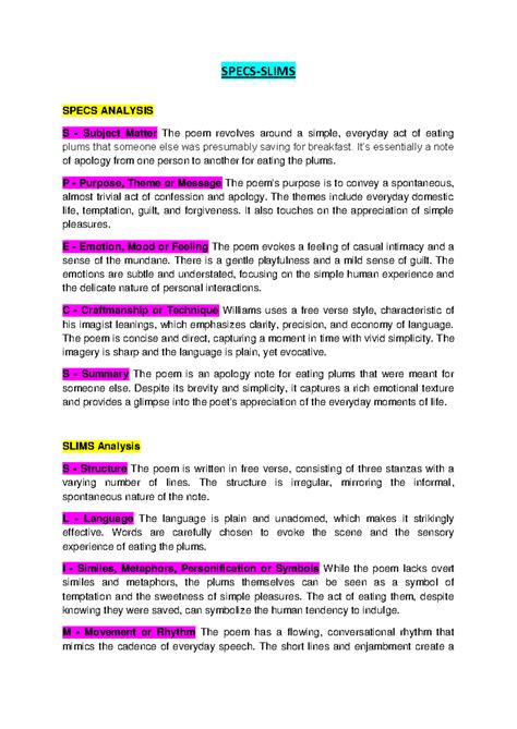 Questions Answers Test Practices Specs Slims Specs Analysis S