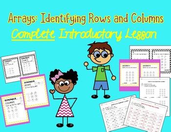 Arrays Rows And Columns Complete Introductory Lesson By Primary Jellybeans