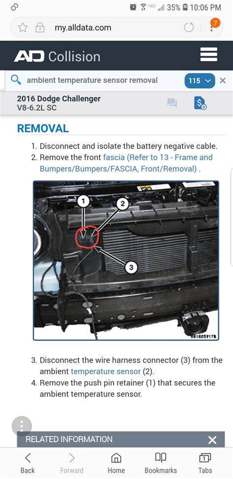 Ambient Air Temperature Sensor Location And Removal 55 Off