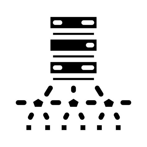 edge computing node data center glyph icon illustration 54191990 vector