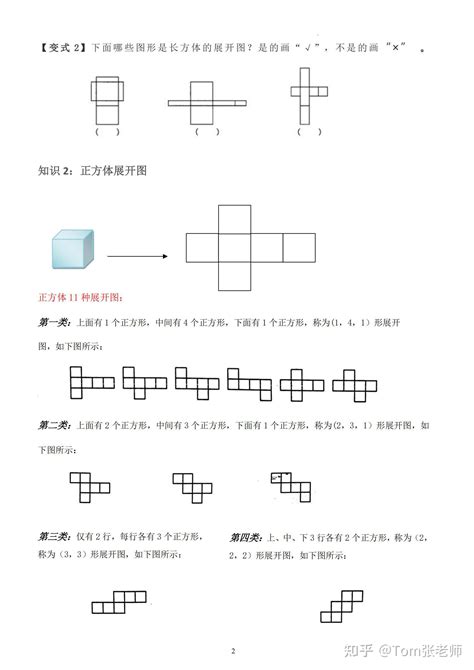 长方体和正方体的展开图动态展示 知乎