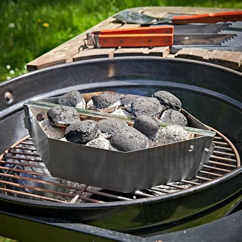 Onlyfire 2pcs Stainless Steel Contoured Charcoal Basketscharcoal Fuel