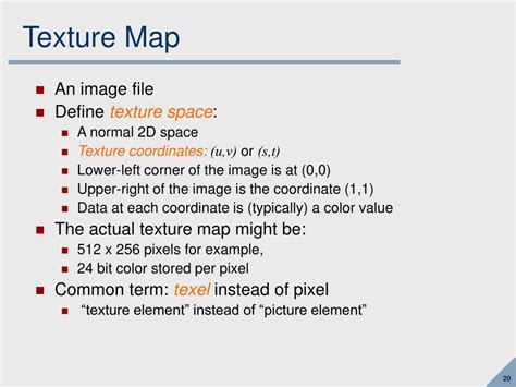 PPT 12 Texture Mapping PowerPoint Presentation Free Download ID 4050782