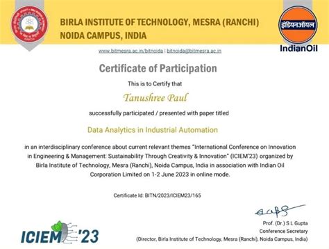 Tanushree Paul On Linkedin I Feel Elated To Share That I Have Successfully Represented My Research