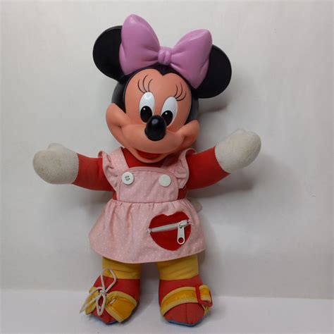 Vintage Mattel Walt Disney Minnie Mouse Learn To Dress Me Doll 15