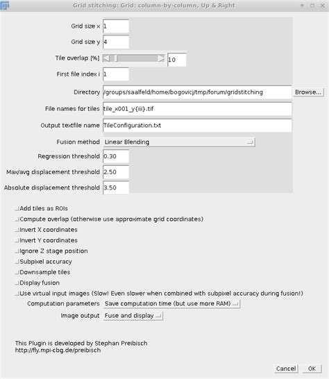Gridcollection Stitching Error Usage And Issues Imagesc Forum