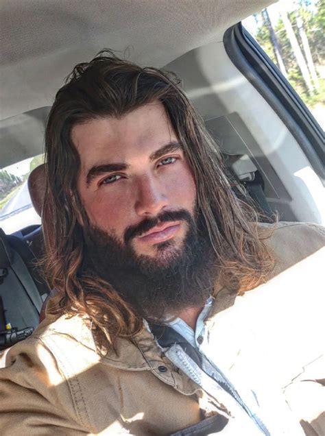 Pinterest Fashion Models Men Long Hair Beard Long Hair Styles Men