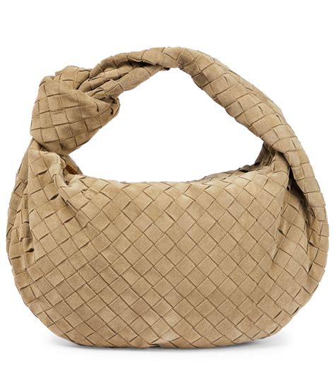 Bottega Veneta Jodie Teen Suede Tote Bag In Metallic Lyst