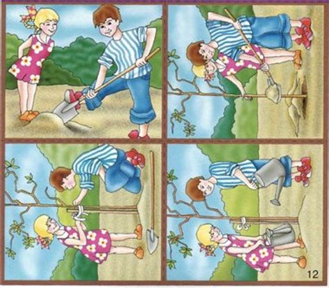 Сюжетные картинки Составить рассказ по картинкам