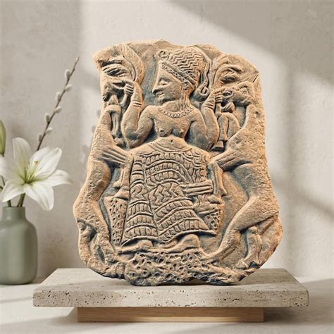 Goddess Asherah Relief Canaanite Mother Goddess Altar Decor Etsy
