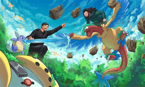 Pokemon Battle By Calvinhobbesholmes On Deviantart