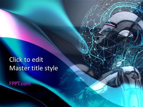 Free AI Robot Presentation Templates Robotics PowerPoint Slides
