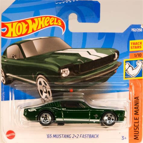 Hot Wheels 65 Mustang 22 Fastback Muscle Mania Etsy
