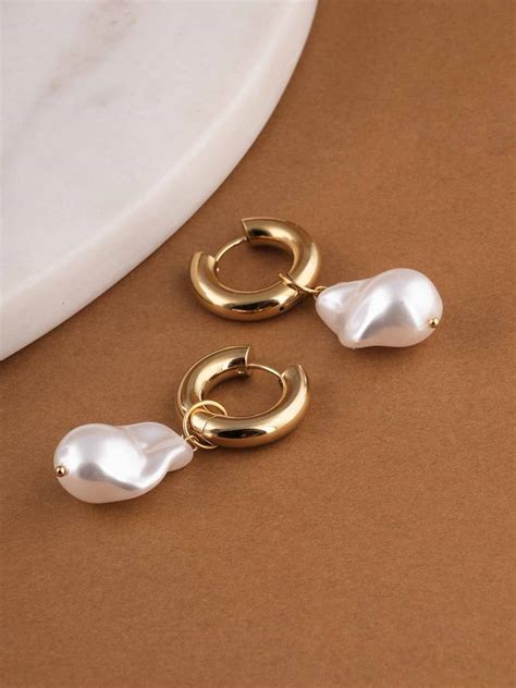 Baroque Lumina Drop Earrings For Women Baroque Lumina Drop Earrings