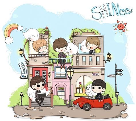Shinee Chibi Wallpaper