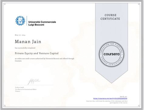 Manan Jain On Linkedin Privateequity Venturecapital Finance Coursera Lifelonglearning