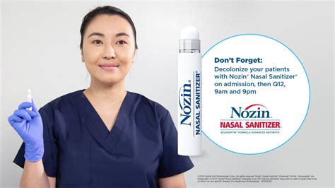 Media Library Communication Toolkit Nozin® Nasal Sanitizer® Antiseptic