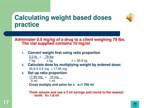 Ppt Dosage Calculation Review Powerpoint Presentation Free Download Id274839